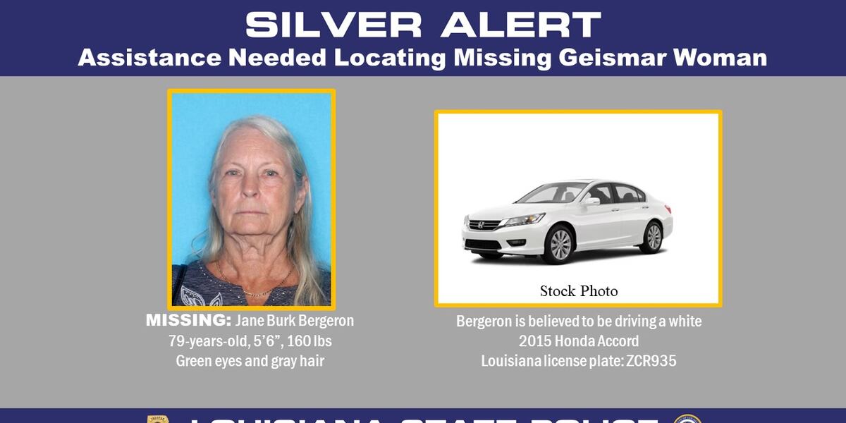 LSP: Missing Ascension Parish woman found safe LSP: Missing Ascension Parish woman found safe